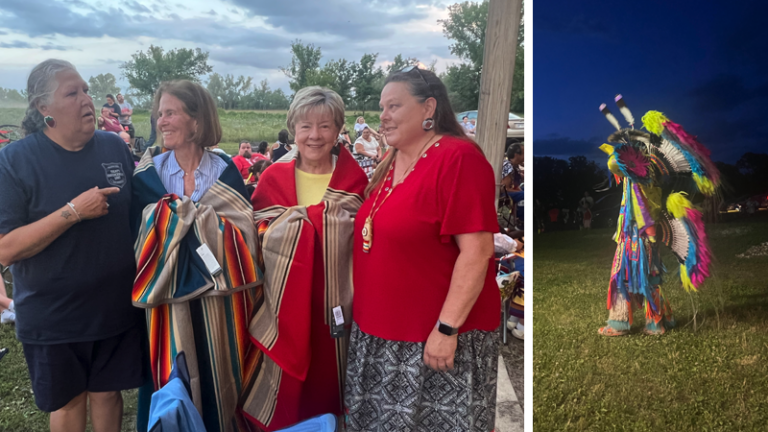 Mission Hosts Native American Friends! – Shawnee Indian Mission